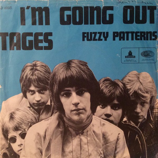 Tages - I'm Going Out / Fuzzy Patterns blue SD 6005 Vinyl Single